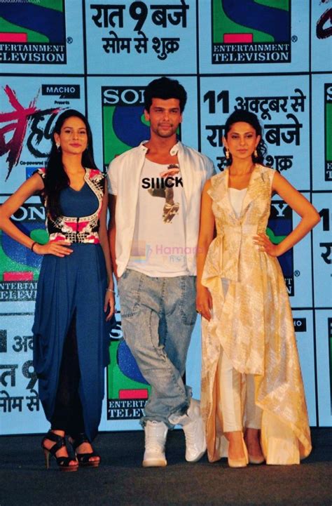 Jennifer Winget Kushal Tandon Aneri Vajani At Sonys New Show Behad Launch New Shows