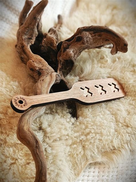 Left Handed Spank Paddle For Bdsm Sex Dom Kinky Impact Play Etsy