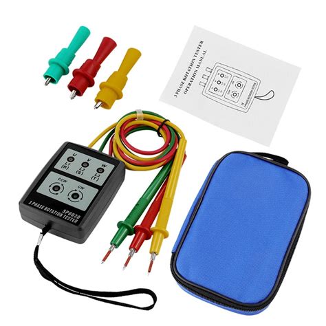 Yigsecu 3 Phase Sequences Rotation Tester Detectors Meter Phase