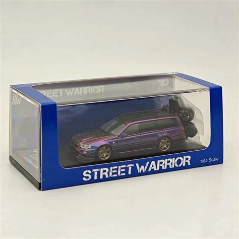 Street Warrior 1 64 Nissan Stagea Gtr R34 Purple With Accessories