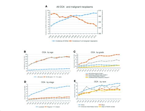 Incidence Trends Of Cca From 2000 To 2016 Annual Age Adjusted