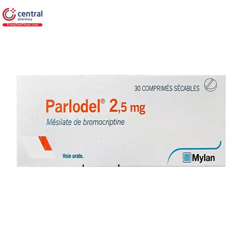 ChÍnh HÃng Thuốc Parlodel 25mg Meda Pharma Điều Trị Parkinson
