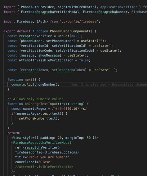 Firebaserecaptchaverifiermodal Loads Empty Modal Screen Issue Expo Expo Github