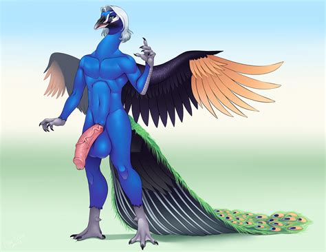 Rule 34 Absurd Res Anthro Avian Balls Big Balls Bird Blue Body Blue Fur Cane Emmett Stone Fur