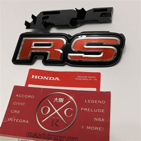 Genuine Oem 09 13 Honda Fit Rs Front Emblem Jdm Grille Badge 2010 11 1