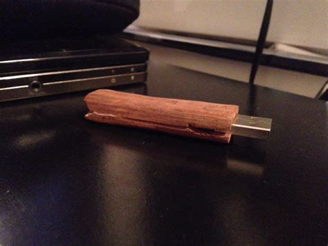 A Flashdrive I Made For My First Woodworking Project Rshittywoodworking