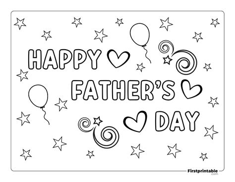 Fathers Day Coloring Pages 25 Free Printables