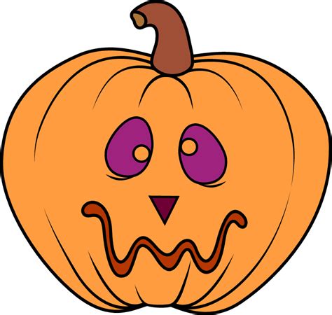 Pumpkin Goofy Face Free Vector Clipart Images On