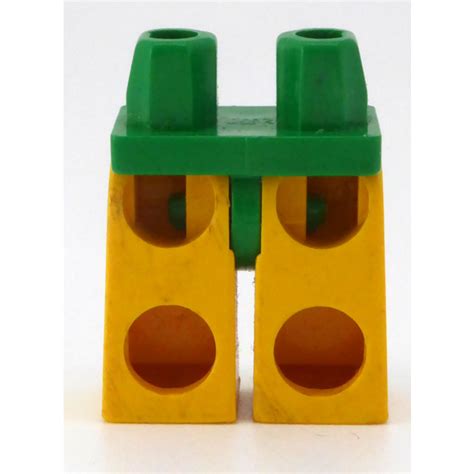 Lego Green Minifigure Hips And Legs With Green Leaf Skirt 3815 81615