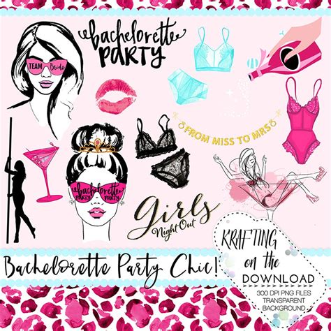 Bachelorette Clip Art Bachelorette Clipart Bachelorette Planner Girl