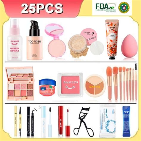 【fda】1225pcs Makeup Set Liquid Foundationset Up Sprayconcealer