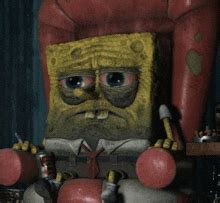 Tired Spongebob Face