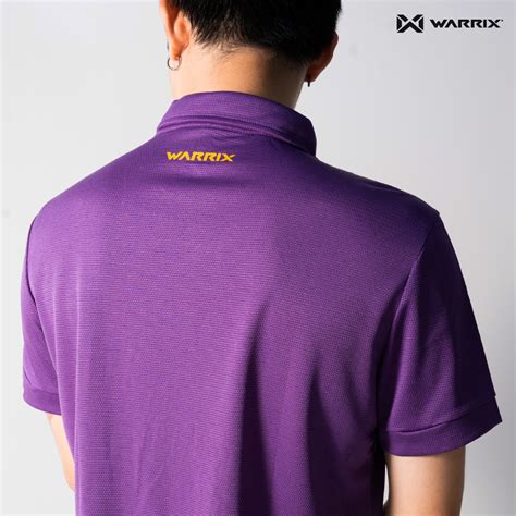 Warrix Polo 🟣warrix Classic Polo Shirt Purple🟣