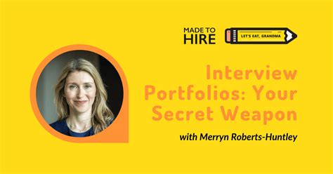 Interview Portfolio Template Free Decide On A Format The Format You