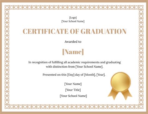 High School Valedictorian Certificate