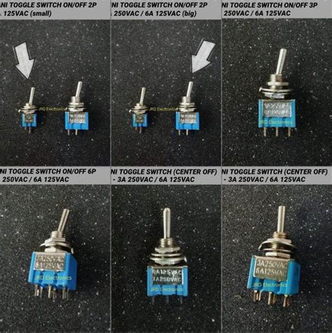 Mini Toggle Switch 2p 3p 6p On Off Center Off Lazada Ph