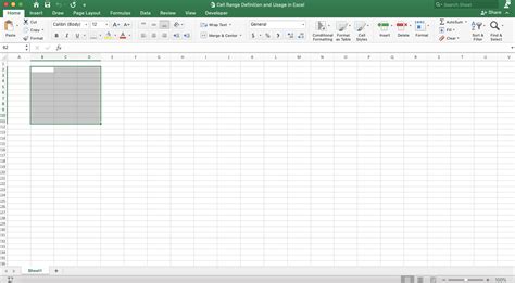 Cell Range Definition And Usage In Excel Compute Expert