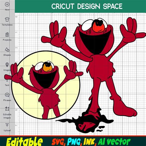 Buy Editable Elmo Broken Strings Tantrum Svg Elmo Broken Strings