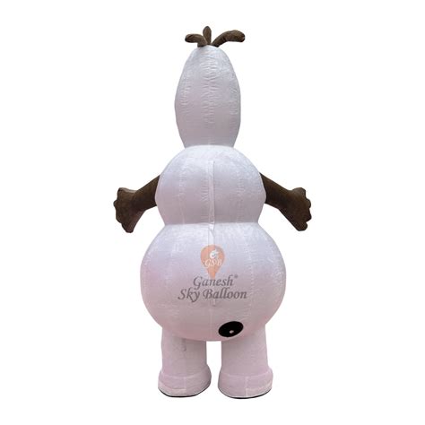 Olaf Inflatable Fur Mascot Costume Ganesh Sky Balloon Olaf Inflatable