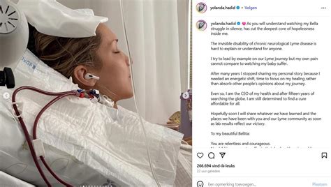 Yolanda Hadid Diep Geraakt Door Fotos Van Dochter Bella Ik Voel Haar