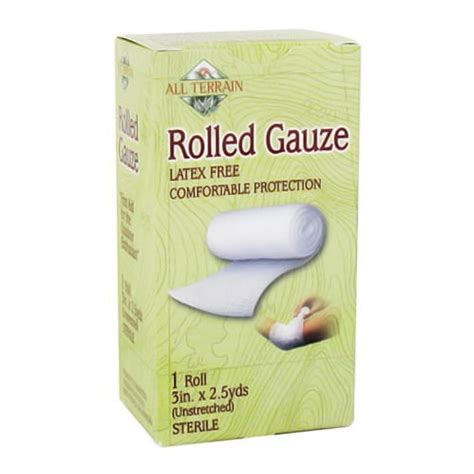 All Terrain Rolled Gauze Latex Free Roll 3 X 25 Inch Yards 1 Ea