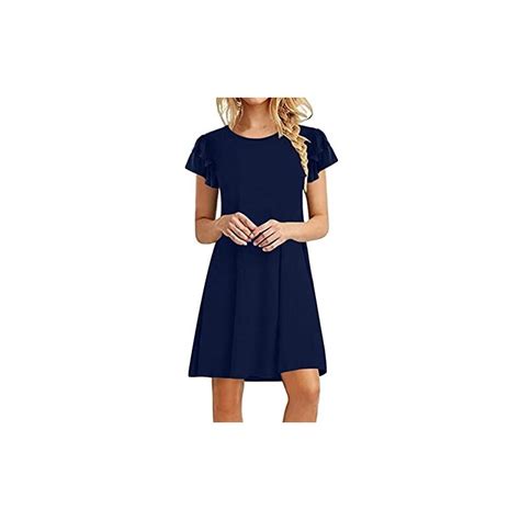 Snovoer Abito Estivo Da Donna Leggero Stile Vintage Rockabilly