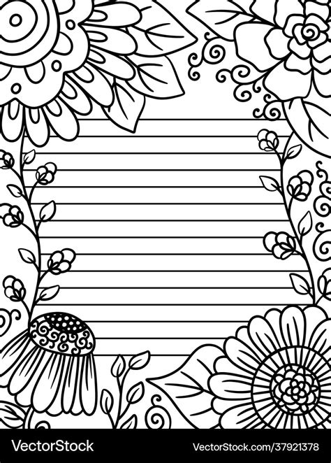 Lined Paper Coloring Pages At Lindsay Mullen Blog