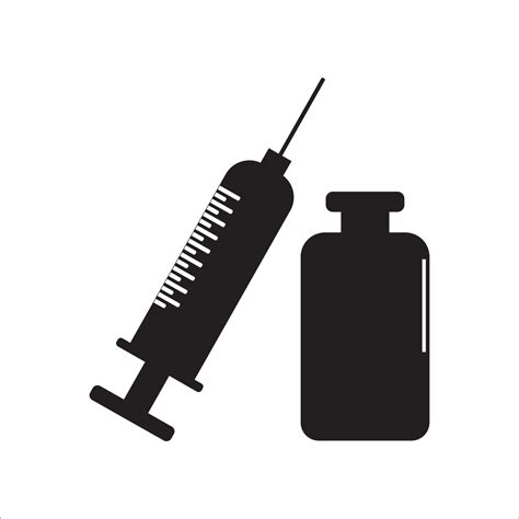 Syringe Icon Logo Vector Design 10600339 Vector Art At Vecteezy