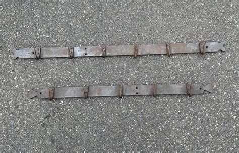 Two Wrought Steel Pot Holder Brackets C1900