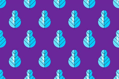 Premium Vector Flat Leaf Seamless Pattern Background