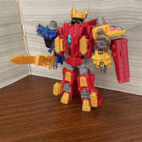 Bandai Japan Megazord Power Rangers Sentai Lupin Ranger Minipla Junk