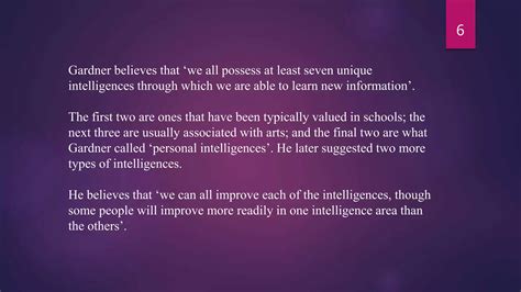 Traditional Concept Of Intelligence Vs Multiple Intelligence Pptx
