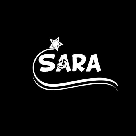 Sara Name Font Png With Stylish Design