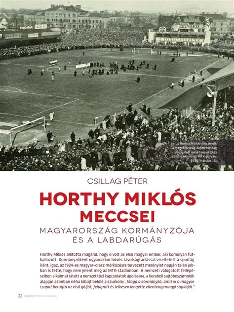 Horthy Miklós Meccsei Pdf