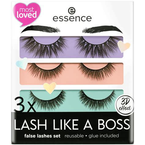 Essence 3x Lash Like A Boss False Lashes Set 01 3 Pcs £5 29
