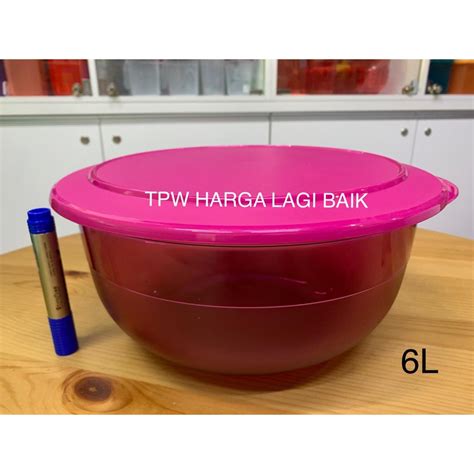 Tupperware Table Collection Bowl 6l 1pc Shopee Singapore