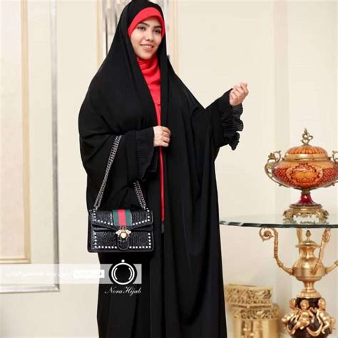 چادر دانشجویی آستین دار تکتم نورا حجاب فروشگاه حجاب سرا چادر مشکی و