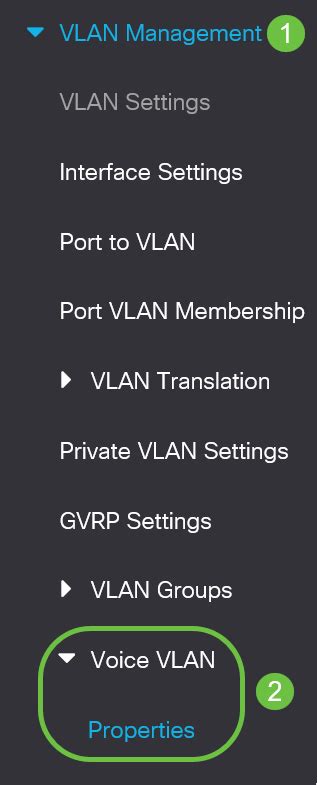 voice vlan configuration on the cisco business 250 350 series switches