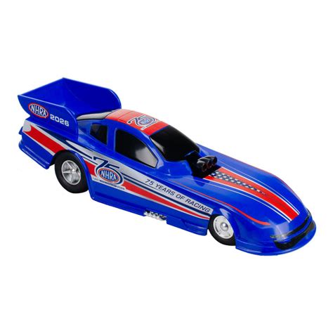 Nhra 75th Blue Plastic Toy Funny Car Nitromall