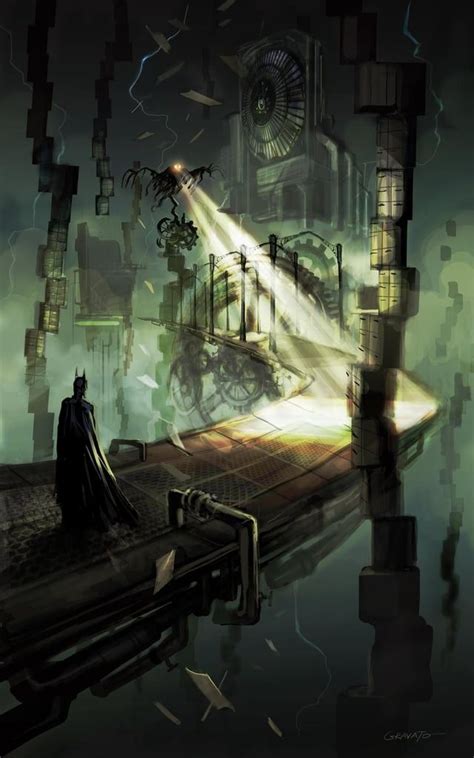 Batman Arkham Asiel Concept Kunst Unused Arkham Asylum Art