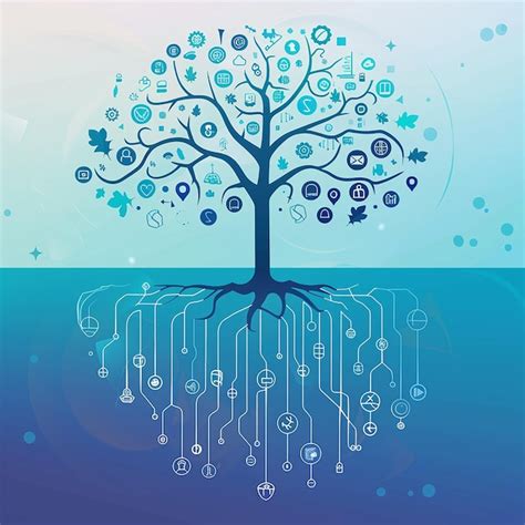 A Tree With The Word Quot The Tree Quot On It Premium Ai Generated Image