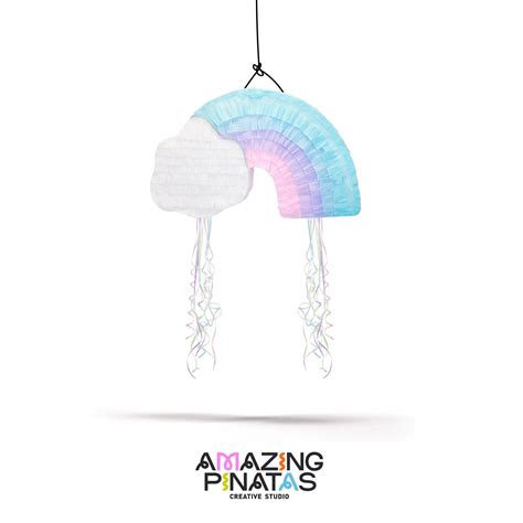 Pastel Rainbow Cloud Pinata Amazing Pinatas Amazing Pinatas