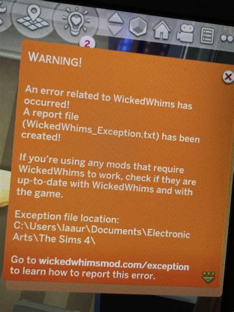 Lastexception Problem Technical Support Wickedwhims Loverslab