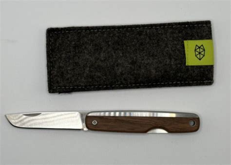 James Brand The Pike Pocket Knife Sandvik 12c27 Blade Steel Wood
