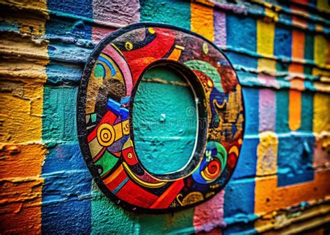 Letter O Graffiti Stijl