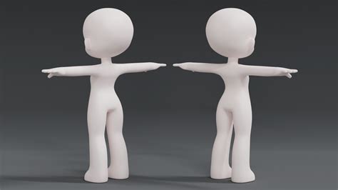 Artstation Chibi Base Model Cartoon Character Resources