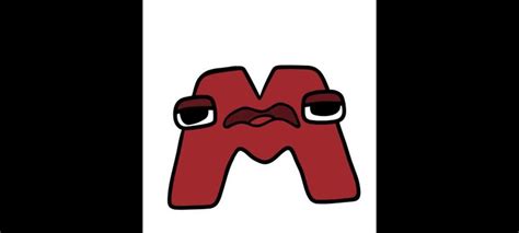 Alphabet Lore M Alphabet Novelty Molding