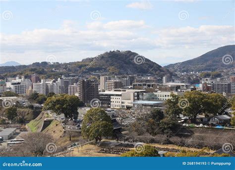 Kumamoto Japan January 25 2023 Landscape Of Kumamoto City From