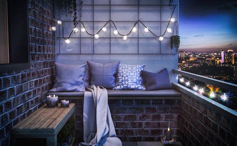Artstation Balcony At Night