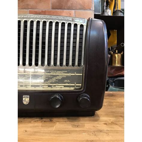 Philips Bx310 A Tube Radio 1950s